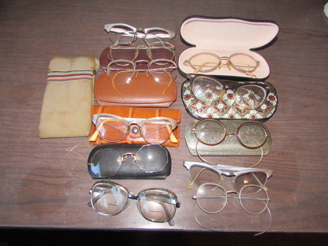 Lot Detail Vintage Eyeglass Collection